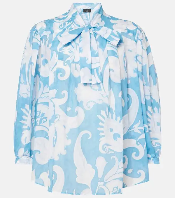 Etro Printed Cotton Top - Multicoloured