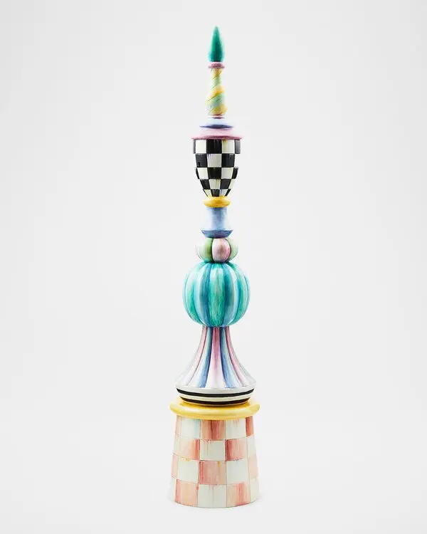 MACKENZIE-CHILDS Rosy Meadow Tall Finial