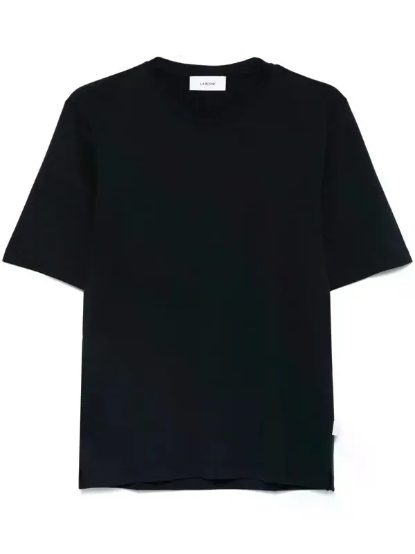 LARDINI Short-side-slits T-shirt - Blue