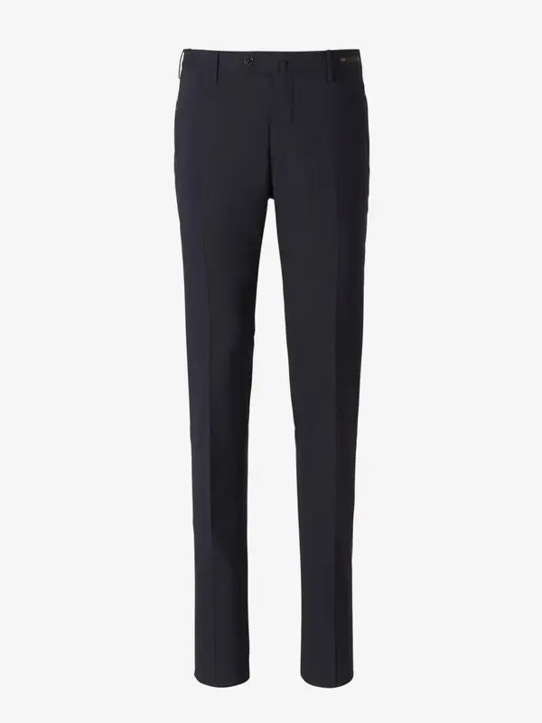 PT TORINO Formal Slim-fit Wool Trousers - Midnight Blue