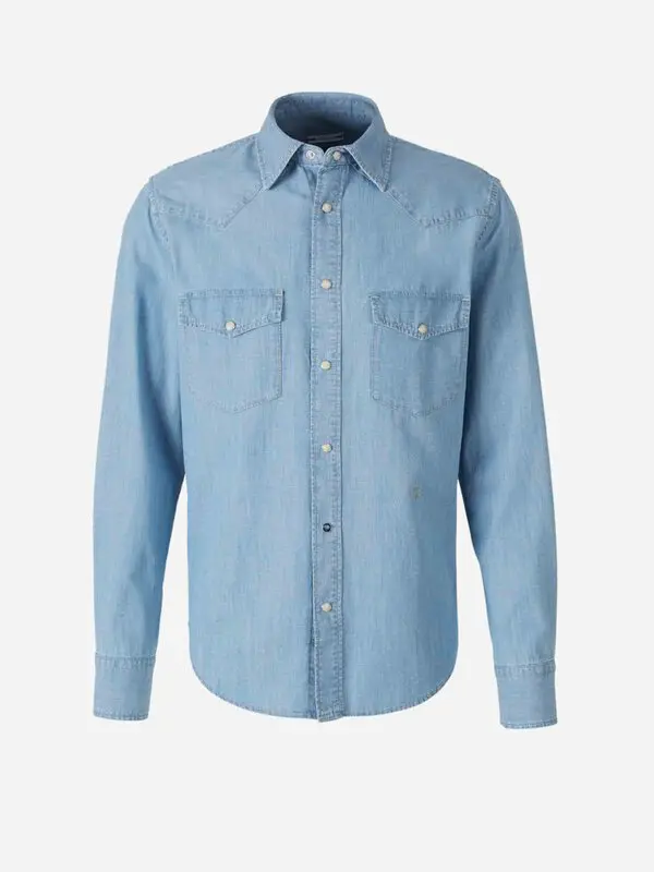 Jacob Cohen Denim Pockets Shirt