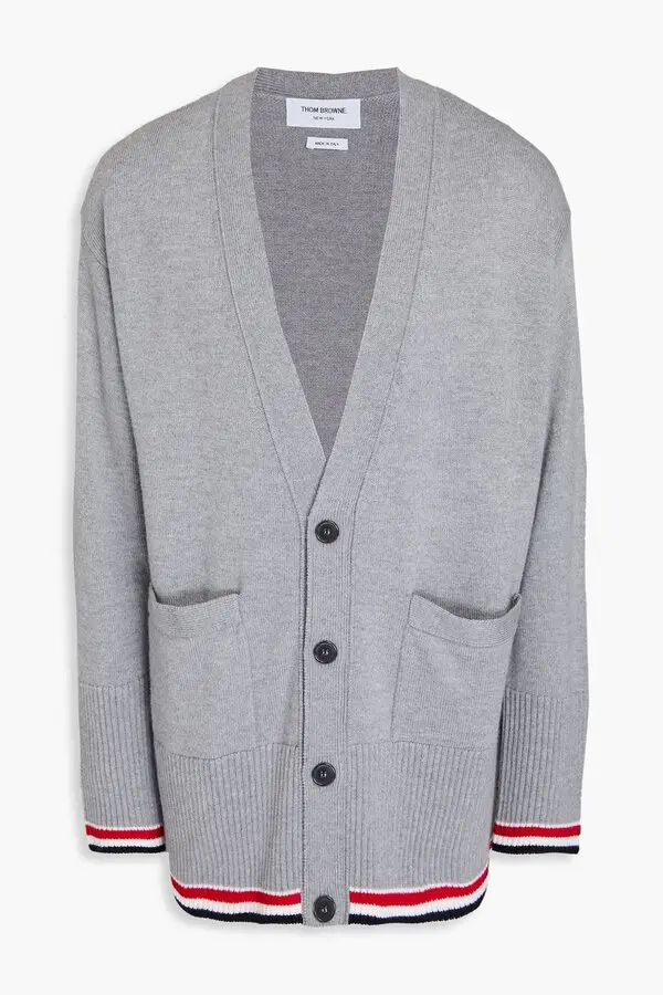 Thom Browne Mélange Wool Cardigan