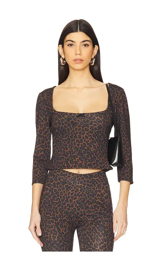 GUIZIO X Nea Printed Top