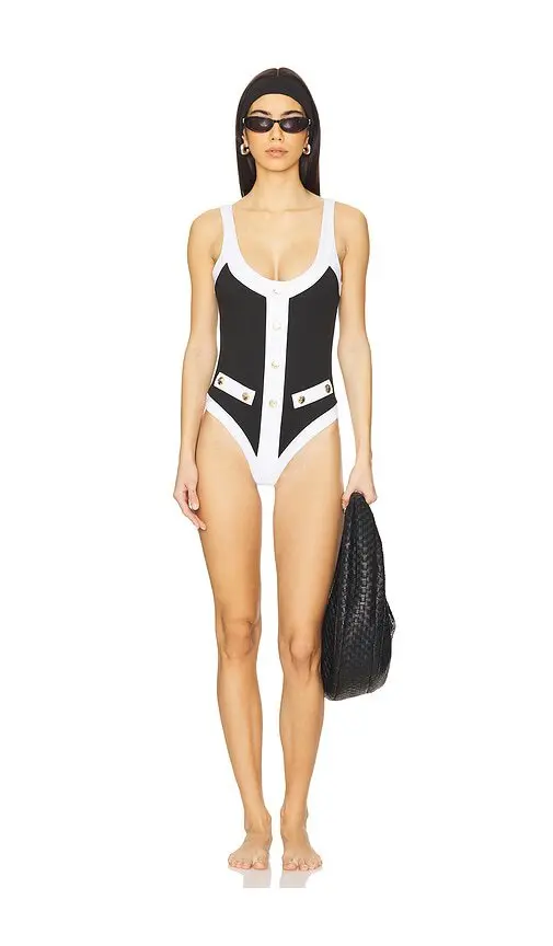 Caroline Constas Sailor One Piece Swimsuit