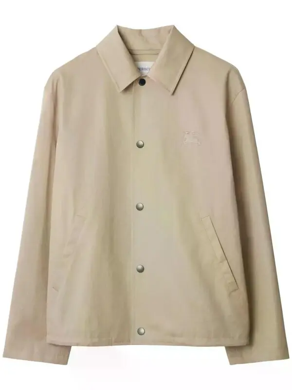 Burberry Gabardine Jacket - Neutrals
