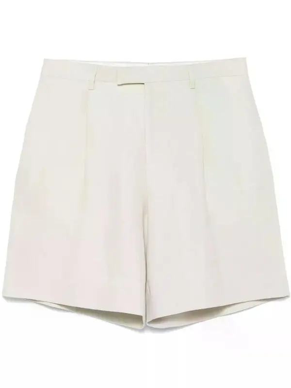 LARDINI Linen Shorts - Neutrals