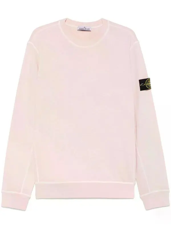 Stone Island Compass-badge Sweatshirt - Pink