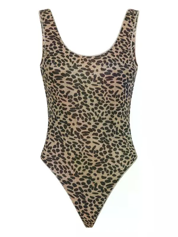 Oseree Leopard-print One-piece Swimsuit