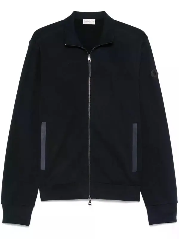 Moncler Suede-trim Sweatshirt