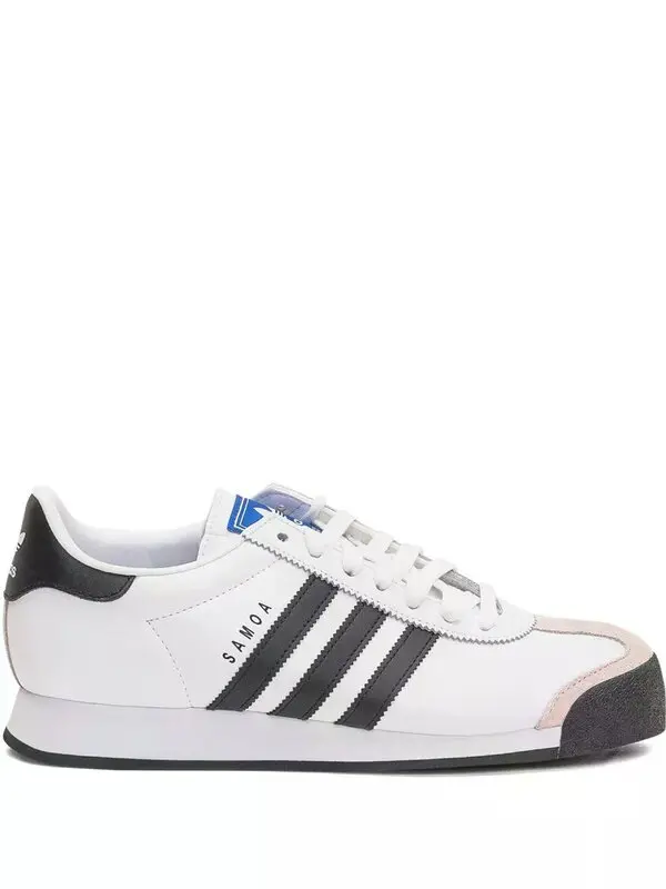 Adidas Samoa Three-stripe Sneakers - White