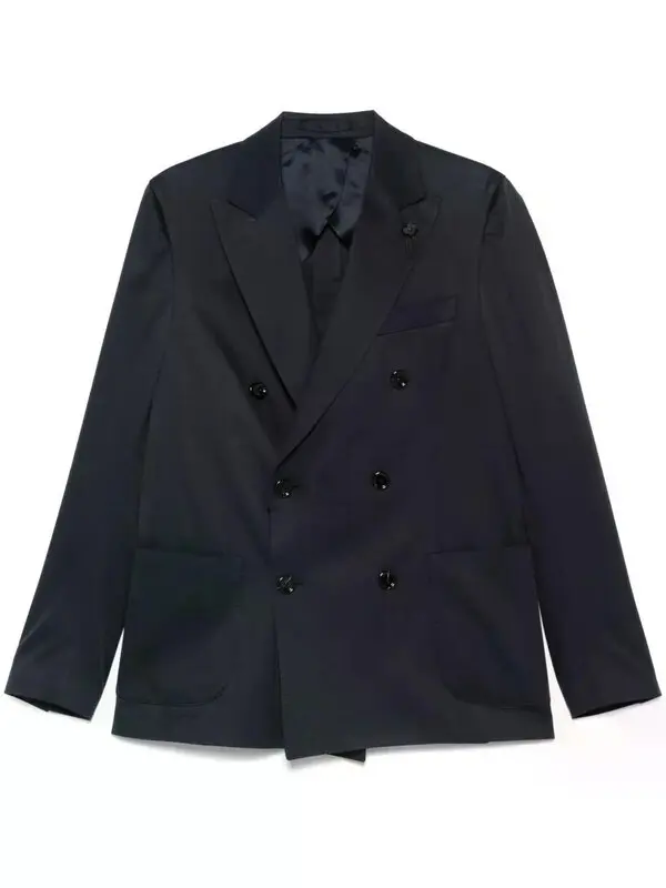 LARDINI Brooch-detail Blazer