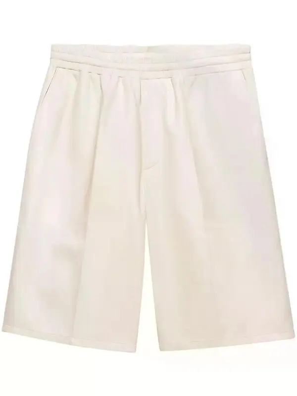 Prada Leather Shorts