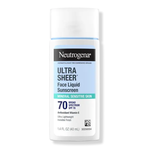 Neutrogena Ultra Sheer Face Liquid Spf 70 Mineral Sunscreen