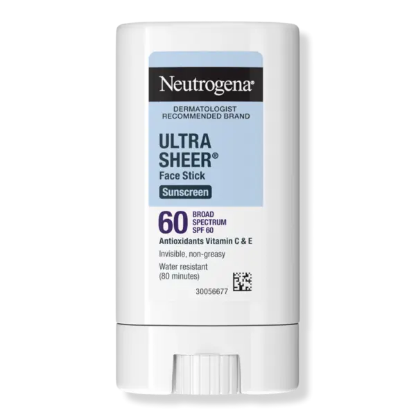 Neutrogena Ultra Sheer Non-greasy Spf 60 Face Sunscreen Stick