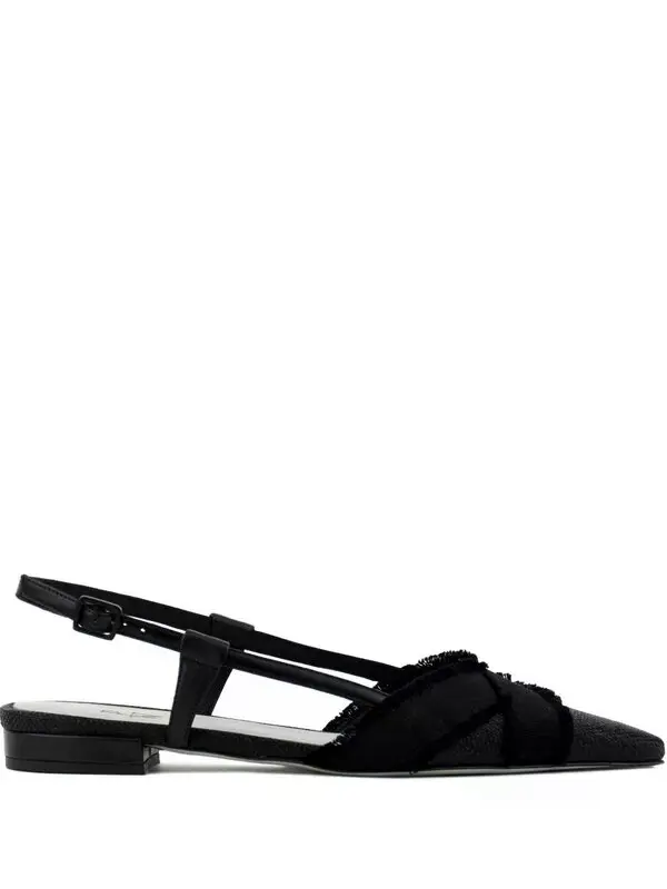 PAUL WARMER Kesha Slingback Flats - Black