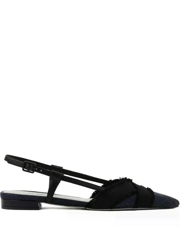 PAUL WARMER Kesha Slingback Flats - Blue