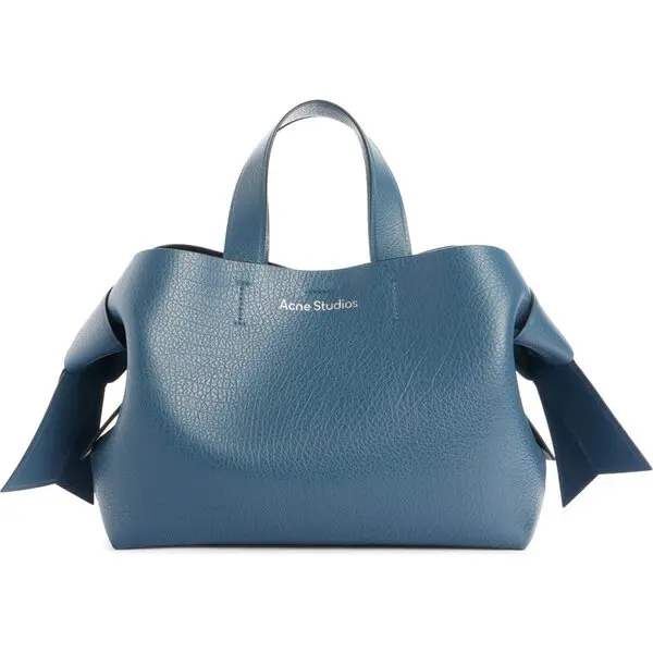 Acne Studios Musubi Leather Tote - Denim Blue