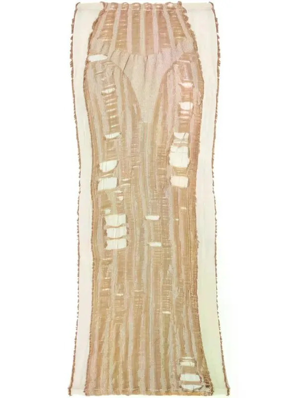 Diesel M-calina Midi Skirt - Neutrals