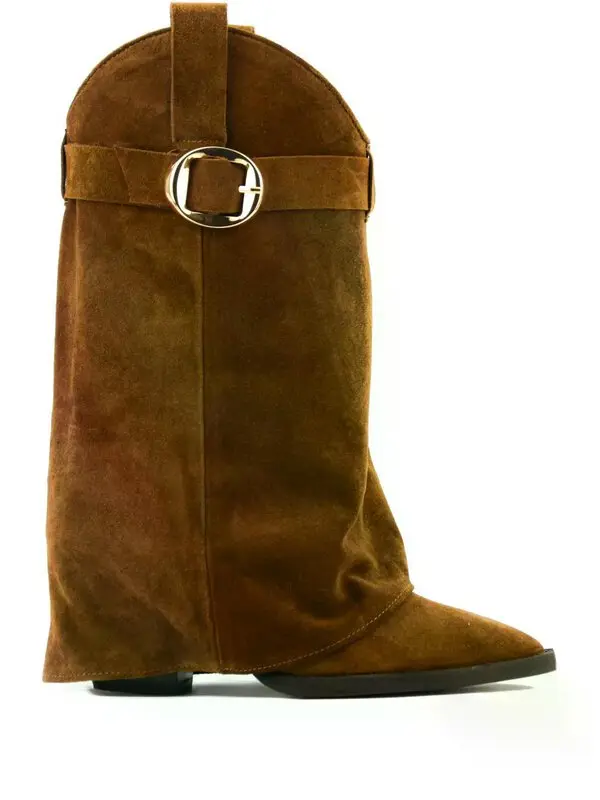 PAUL WARMER X Toral Folk Book Boots - Brown