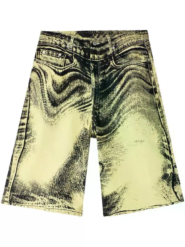 Camper Denim Shorts - Yellow