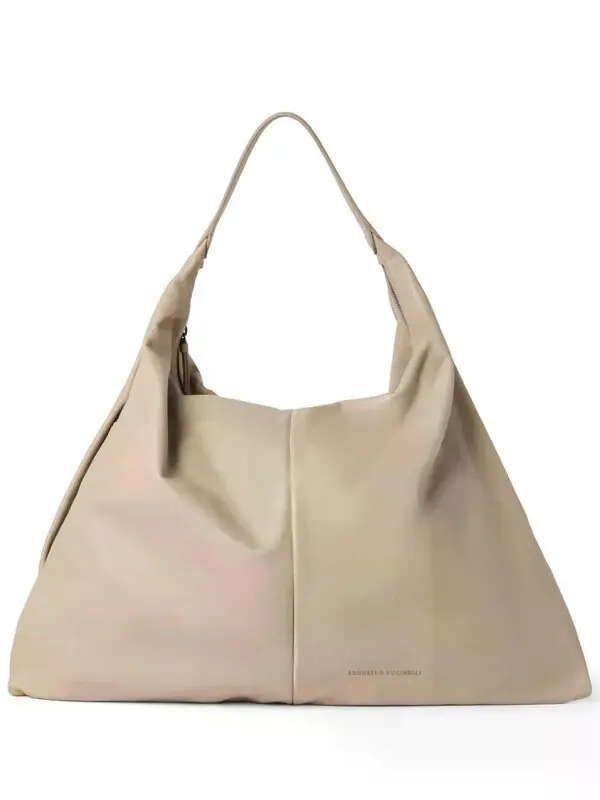 Brunello Cucinelli Leather Shoulder Bag