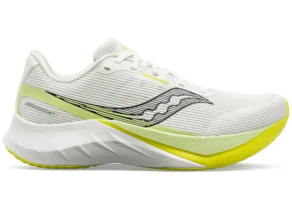 Saucony Tide 2in Athletic Sneakers - White/citron