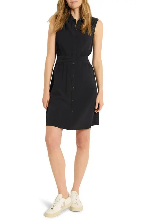 NIC+ZOE Tech Stretch Shirtdress - Black Onyx