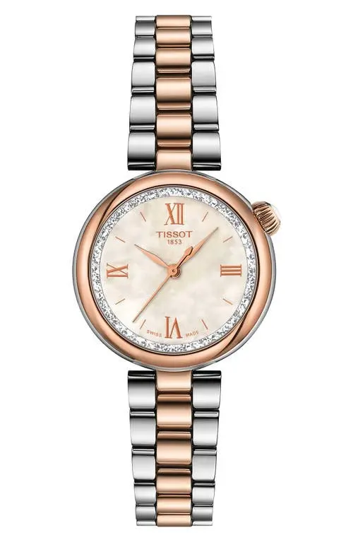 TISSOT Desire Bracelet Watch - White/two Tone