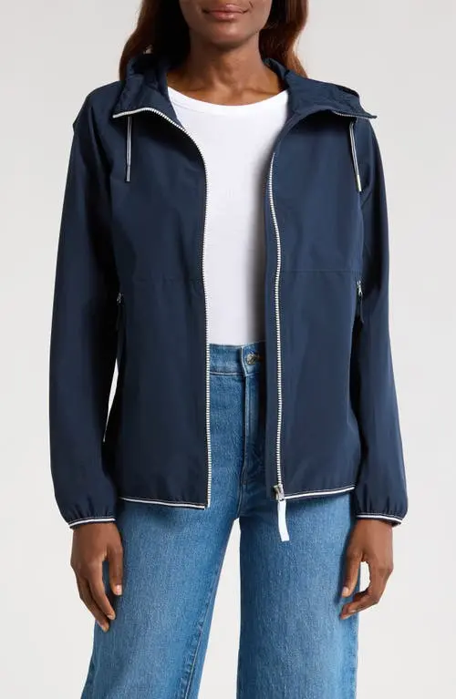 Helly Hansen Koster Waterproof Hooded Rain Jacket - 597 Navy