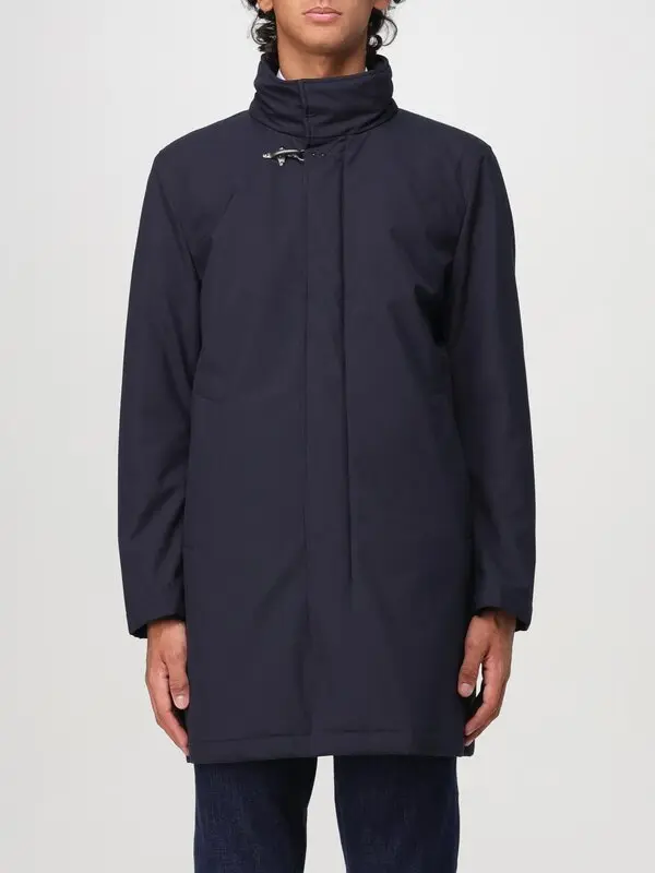 FAY Long Coat - Blue