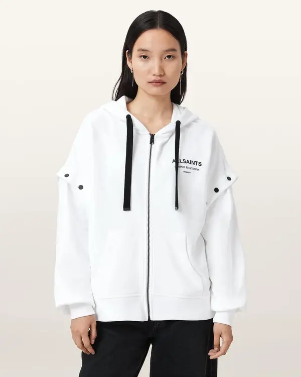 All Saints Omnium Amphia Hoodie - White