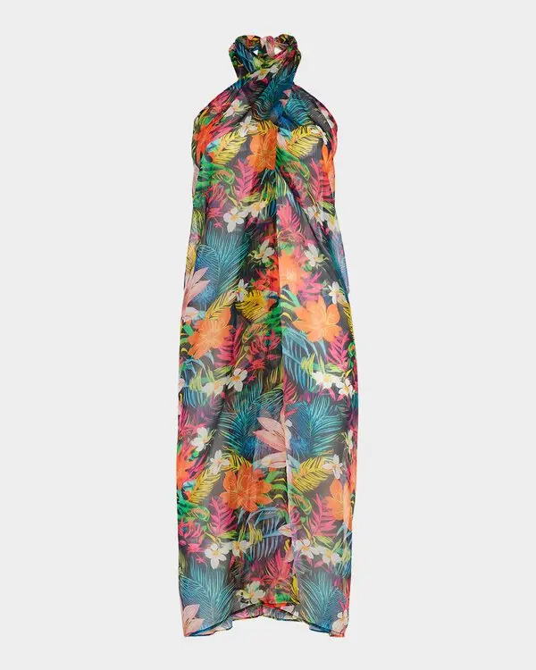 Ramy Brook Convertible Aari Halter Midi Dress