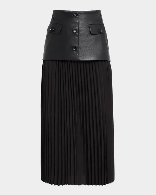 Le Superbe Seventythirty Combo Midi Skirt