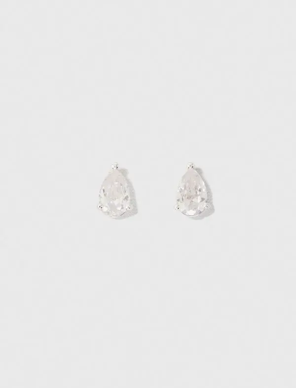 Maje Rhinestone Drop Earrings