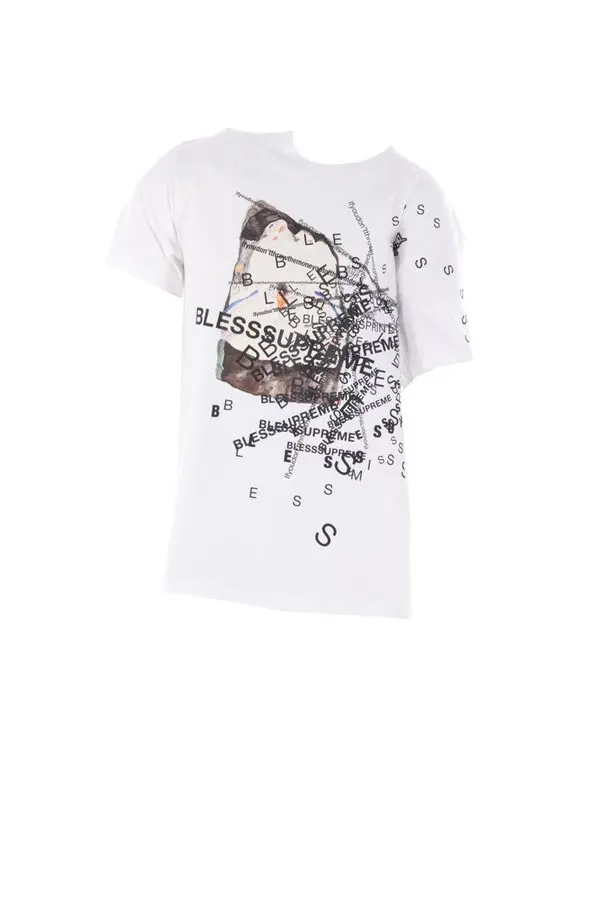 BLESS T-shirts And Polos - White+black