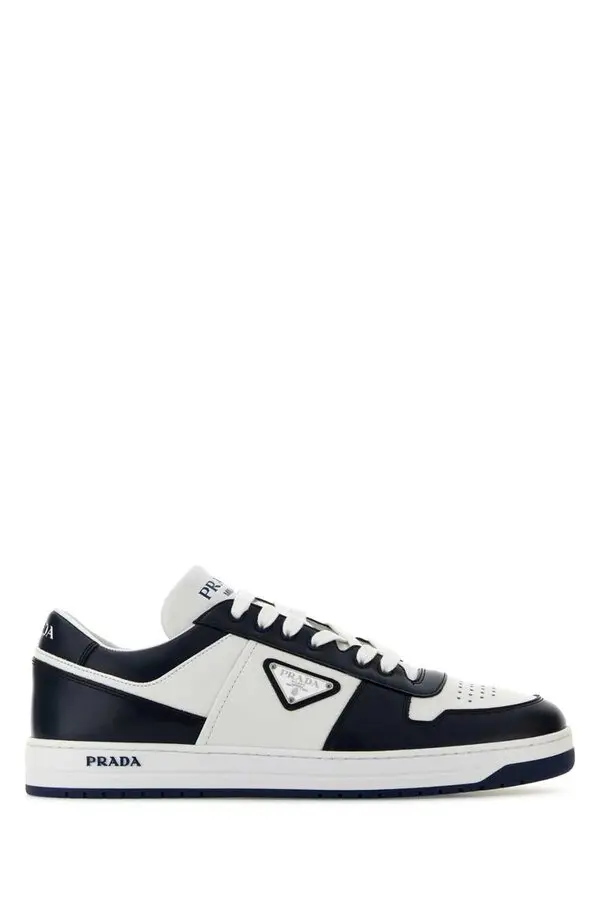 Prada Downtown Leather Sneakers - Multicoloured