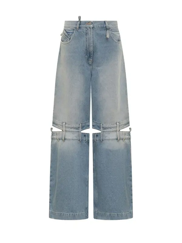 Attico Wide Leg Jeans