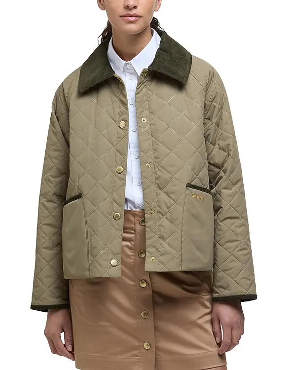Barbour Anise Quilted Jacket - Dusky Green/ancient