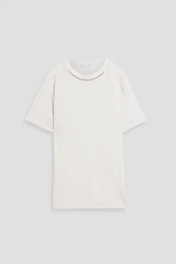 Brunello Cucinelli Bead-embellished Top