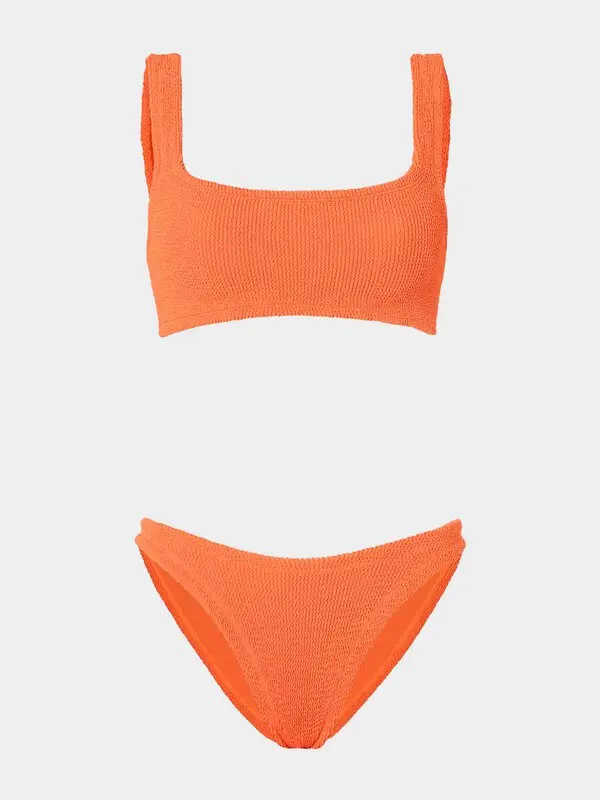 Hunza G Xandra Two-piece Bikini Set - Orange