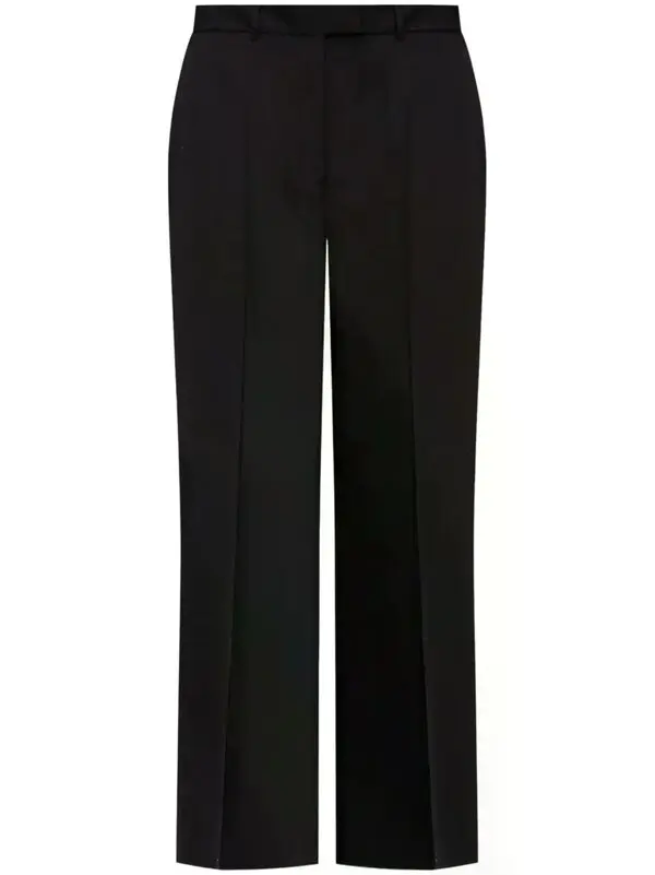 Officine Générale Virgin Wool Trousers - Black