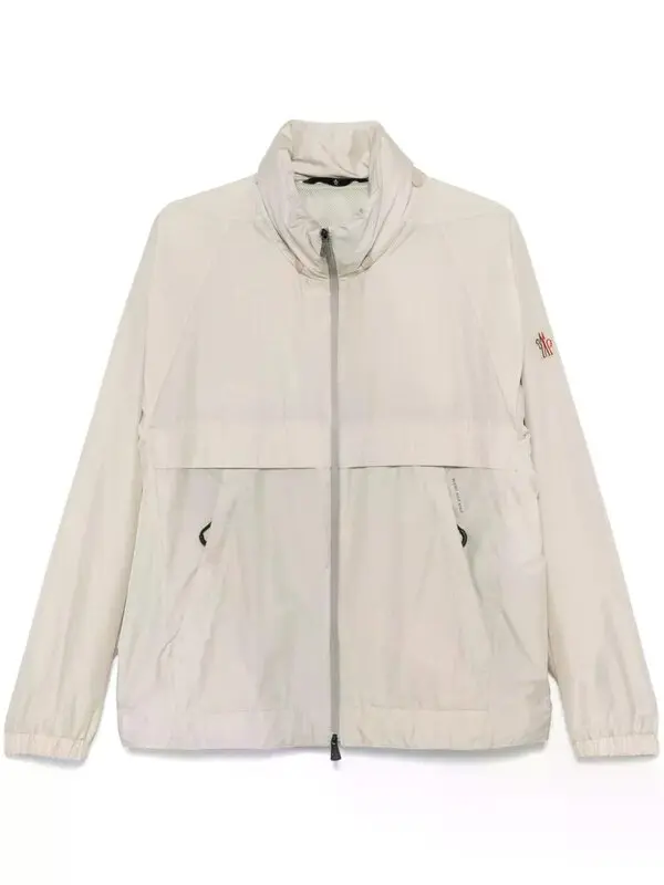 Moncler Negara Zip Jacket - Neutrals