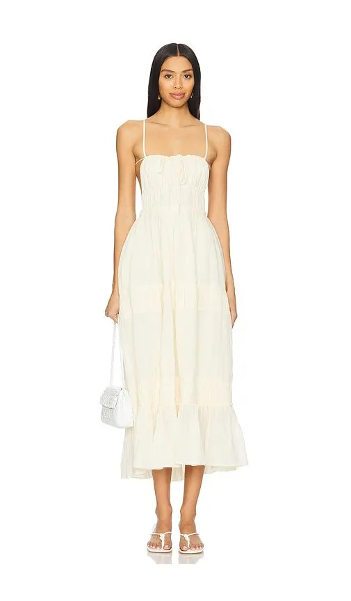 Free People X Taking Sides Maxi Dress - Wet Plaster