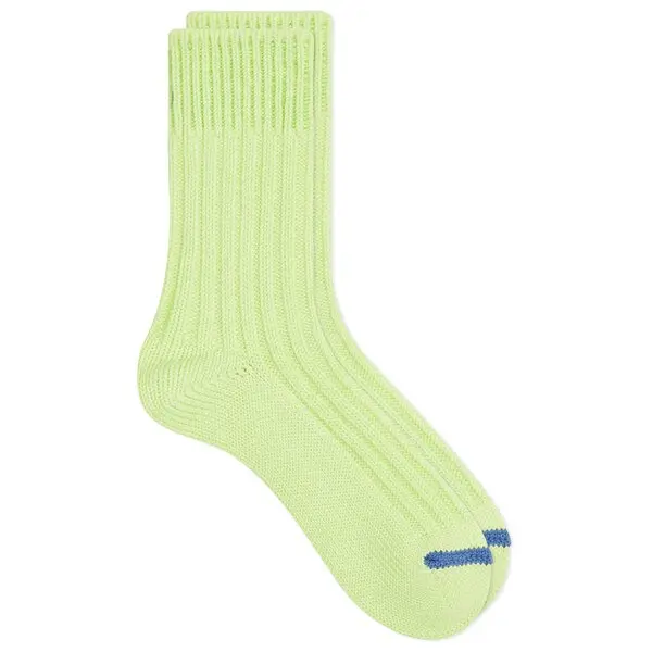 ROTOTO Chunky Ribbed Crew Socks - Lime