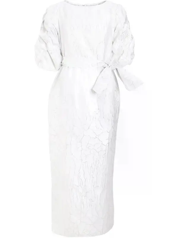 BARUNI Sedum Midi Dress - White