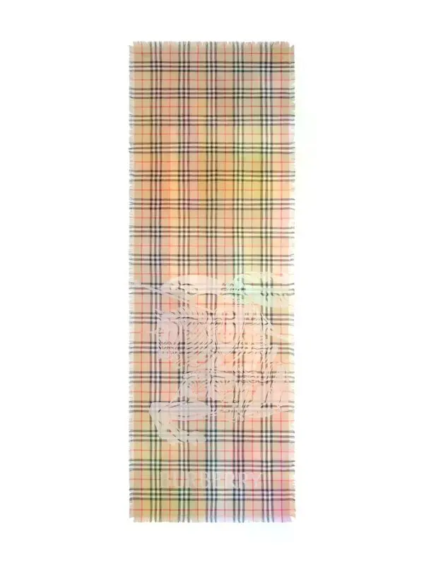 Burberry Signature Knight Motif Scarf - Neutrals