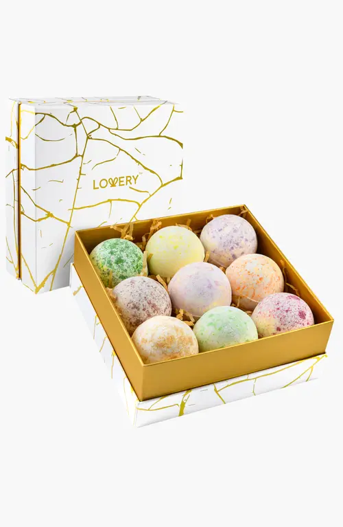 LOVERY Marble Bath Bombs 9-piece Set
