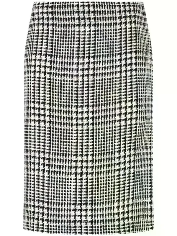 GIANLUCA CAPANNOLO Houndstooth Pencil Skirt