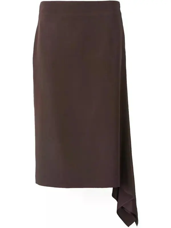 Peserico Draped Midi Skirt