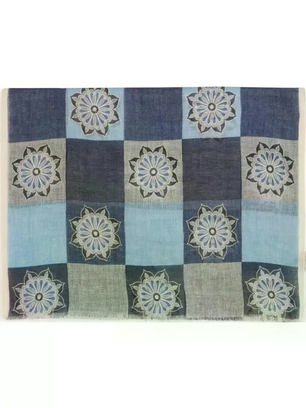 ROSI Printed Scarf - Blue